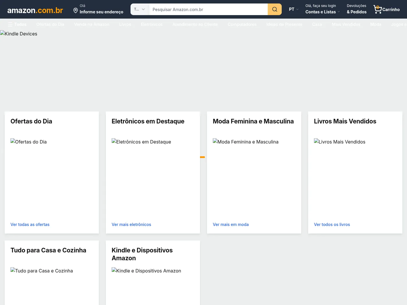 Amazon Brasil Clone
