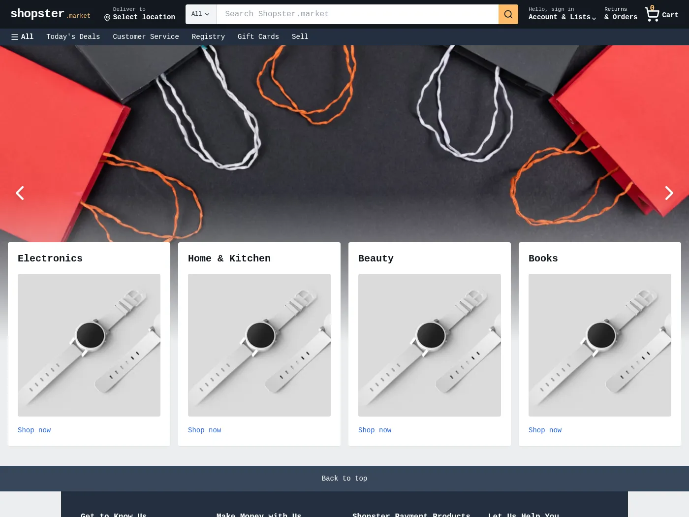 Shopster Marketplace