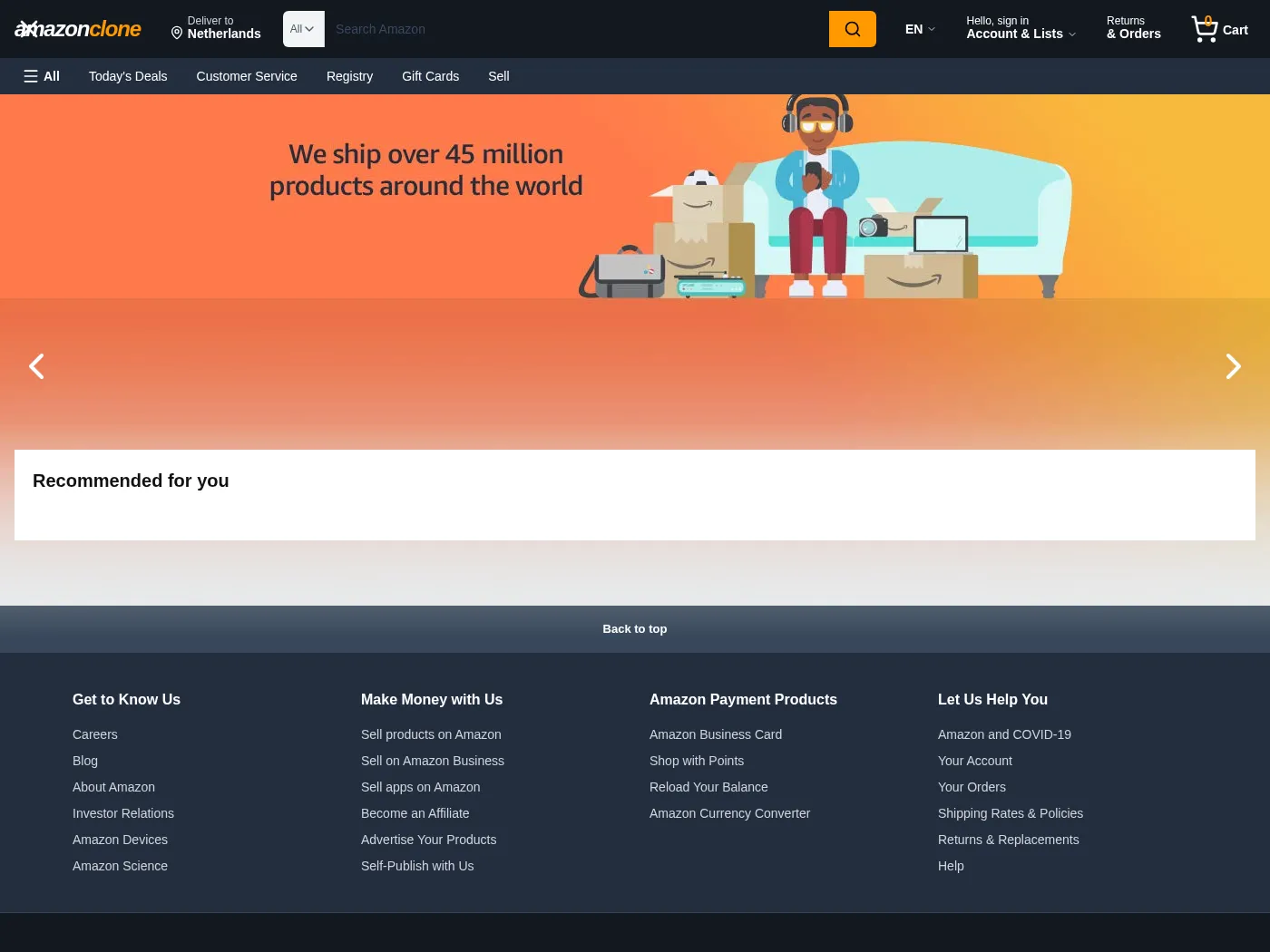 Amazon Clone