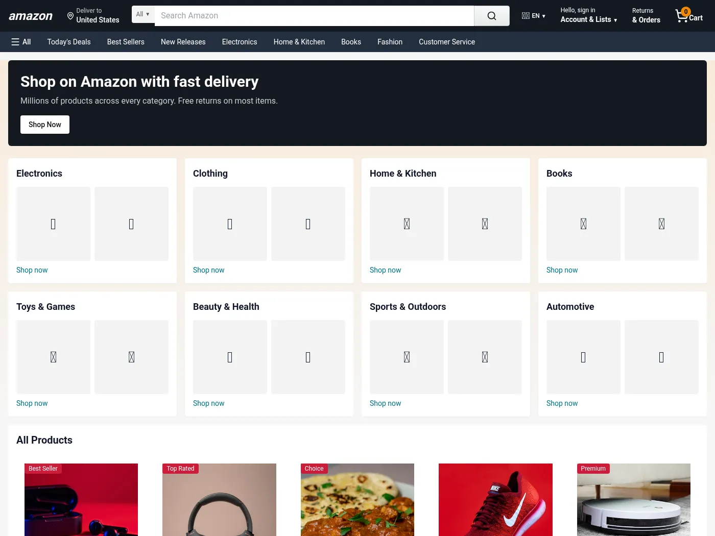 Amazon Clone