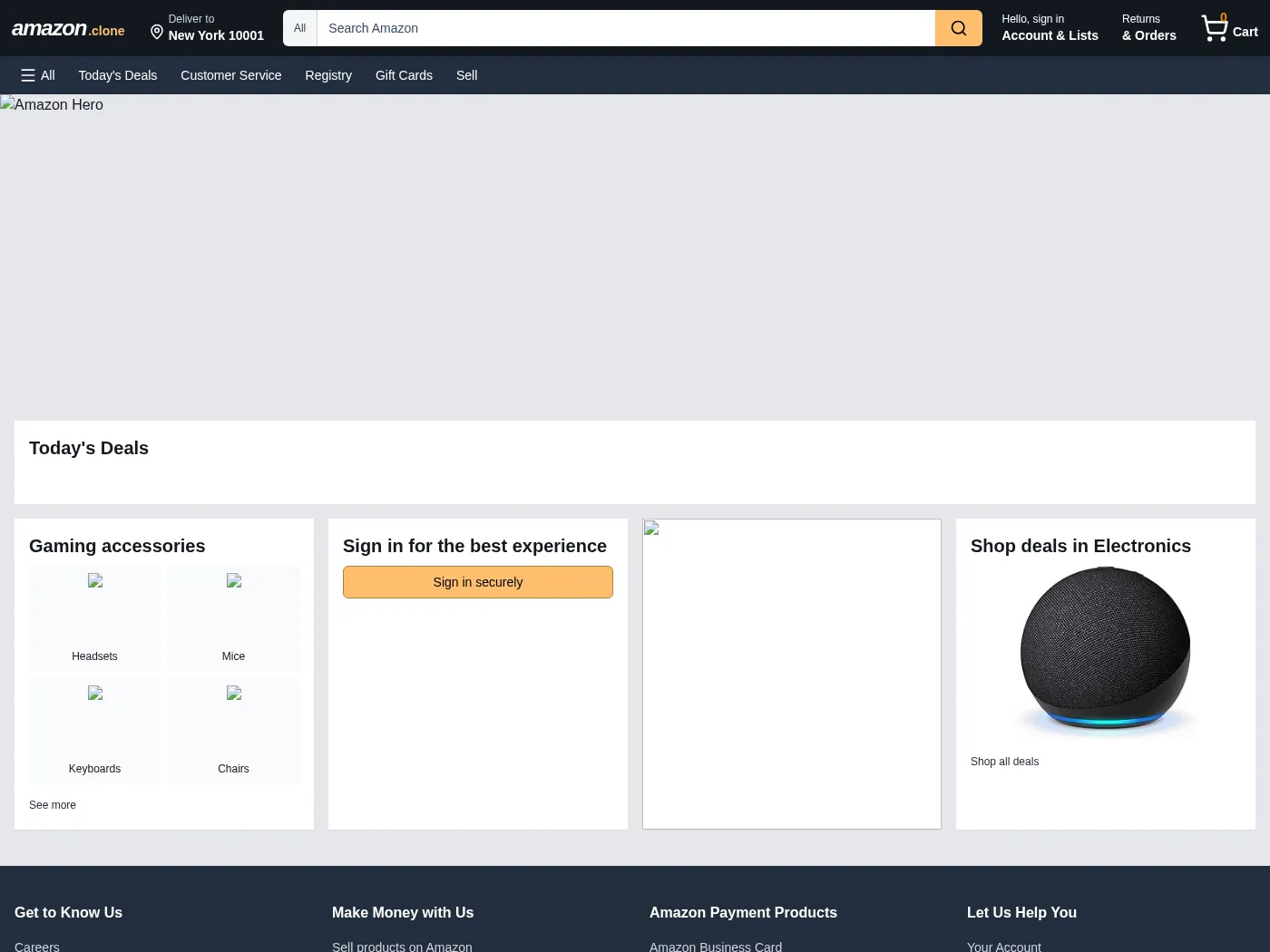 Amazon Clone