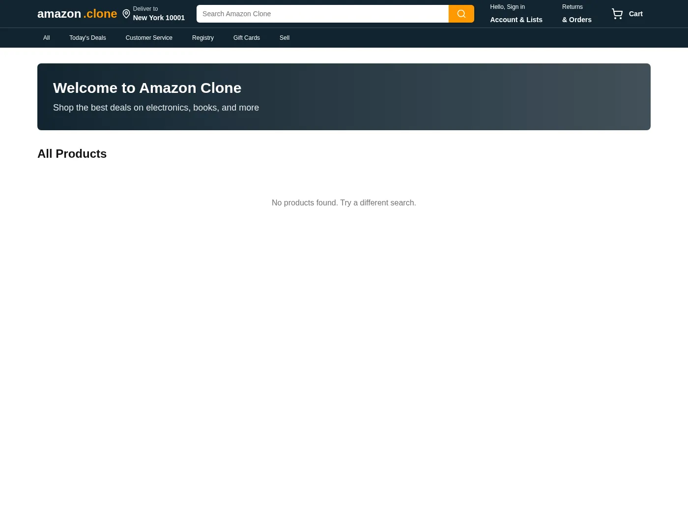 Amazon Clone