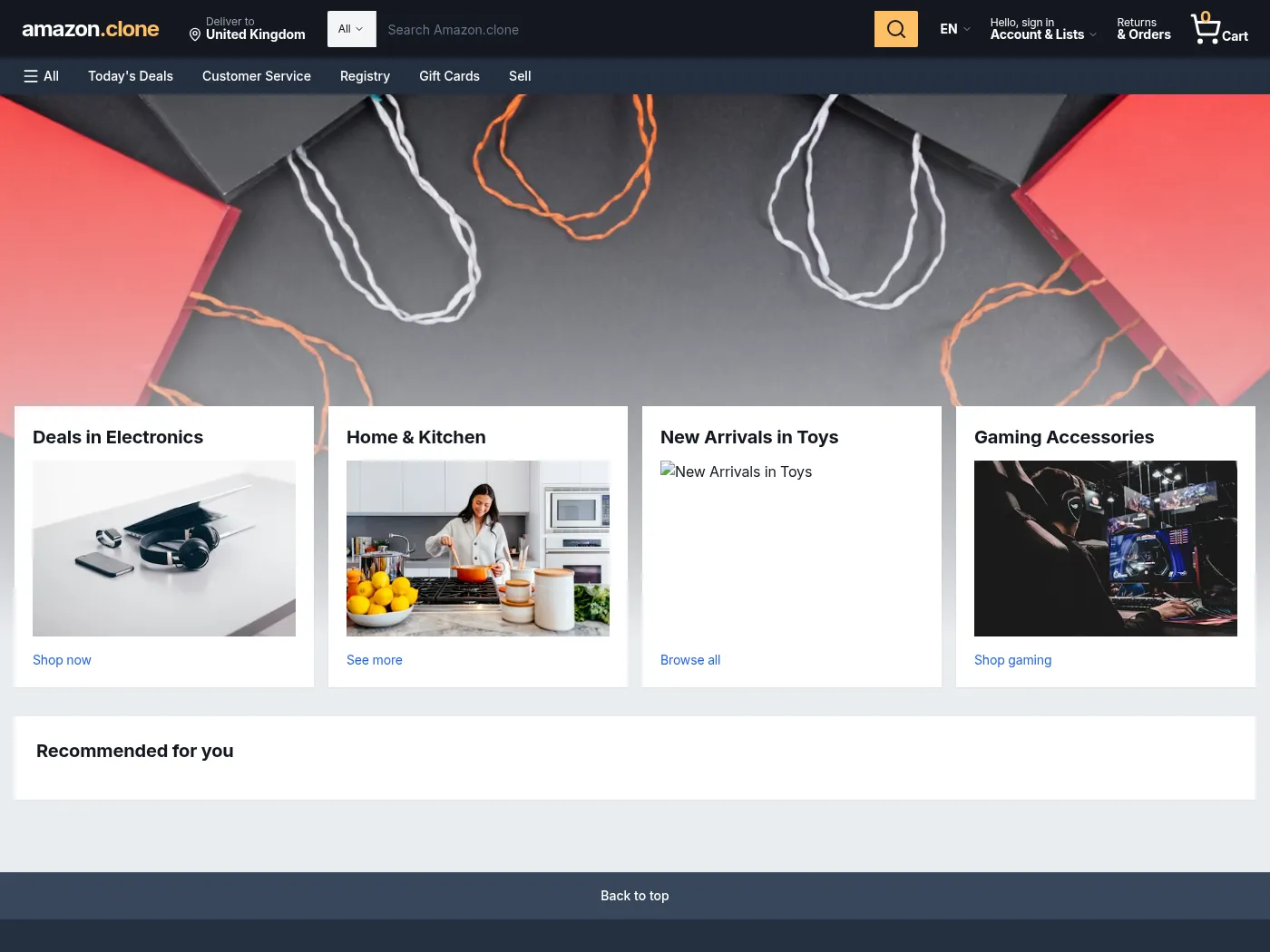 Amazon Clone