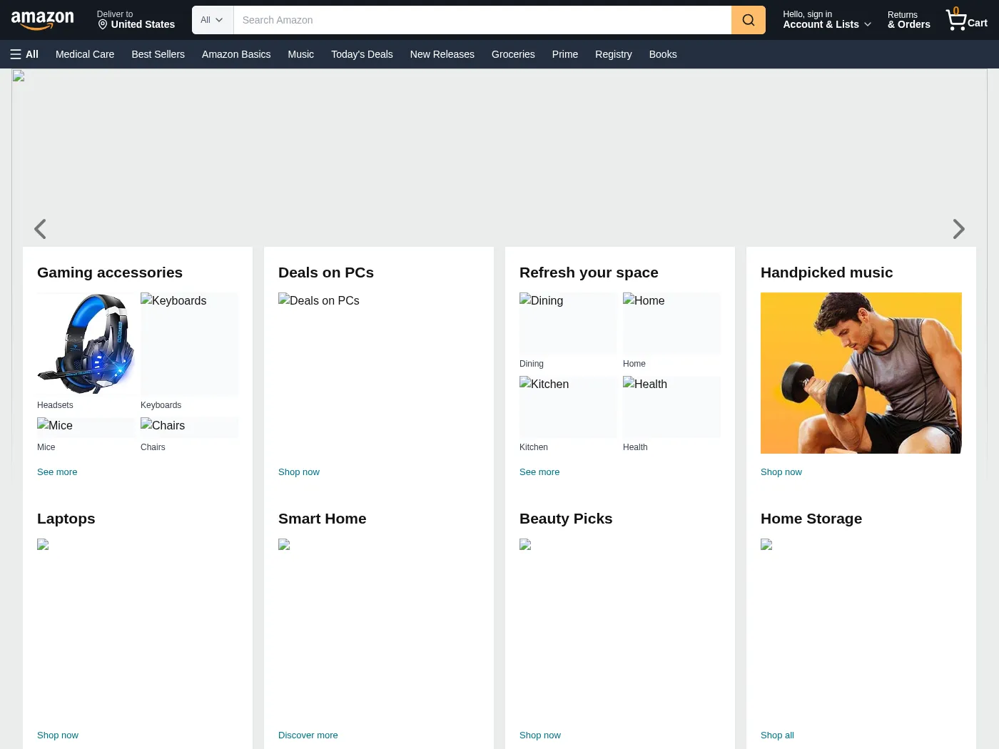 Amazon Shop Clone