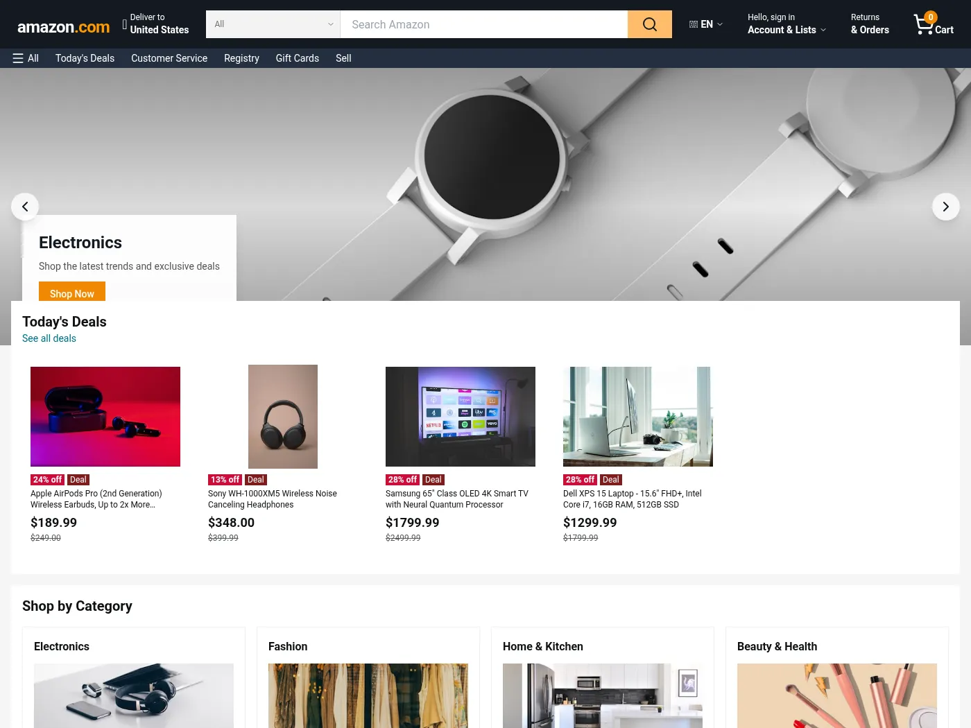 Amazon Clone