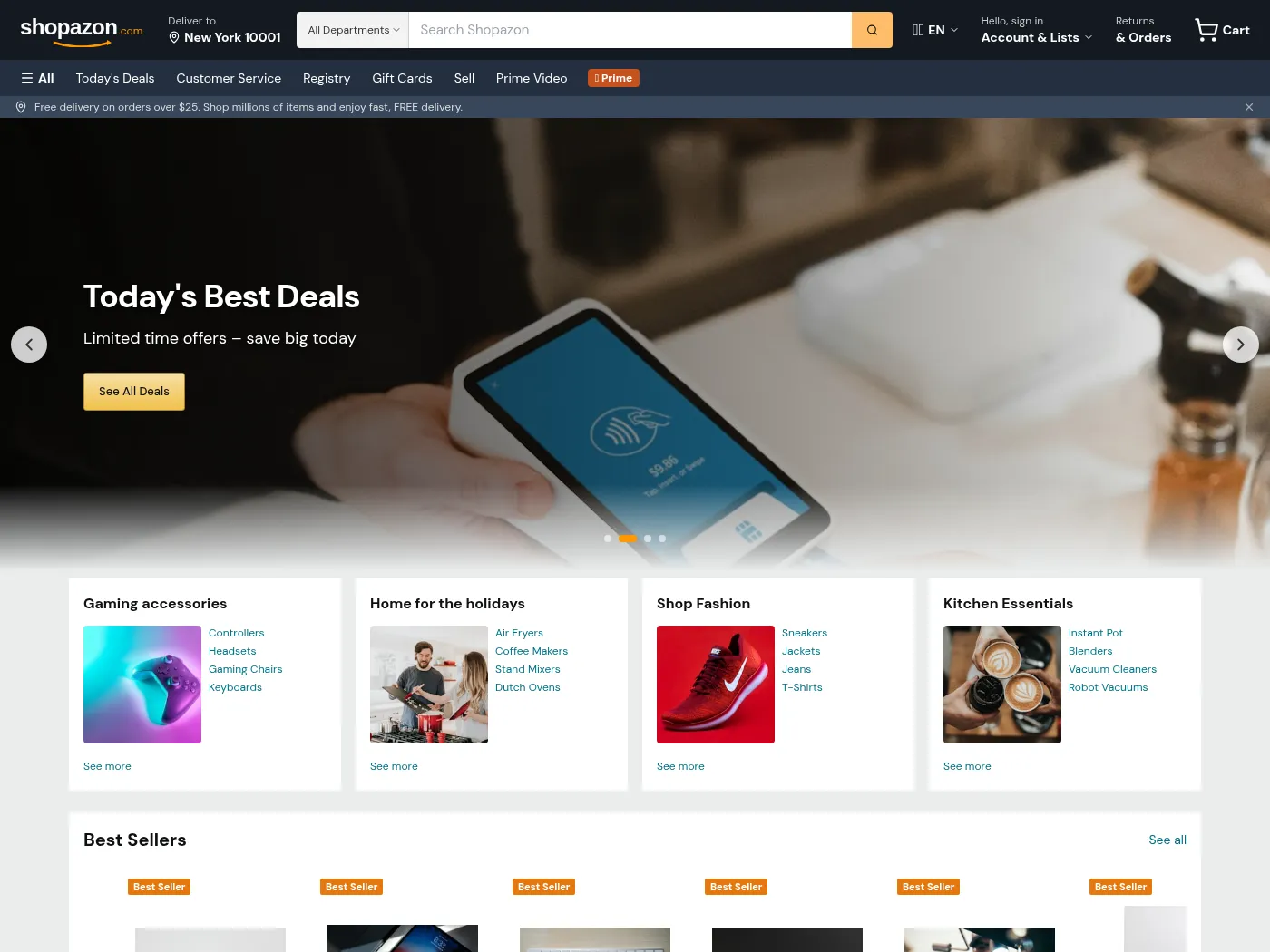 Shopazon Webstore