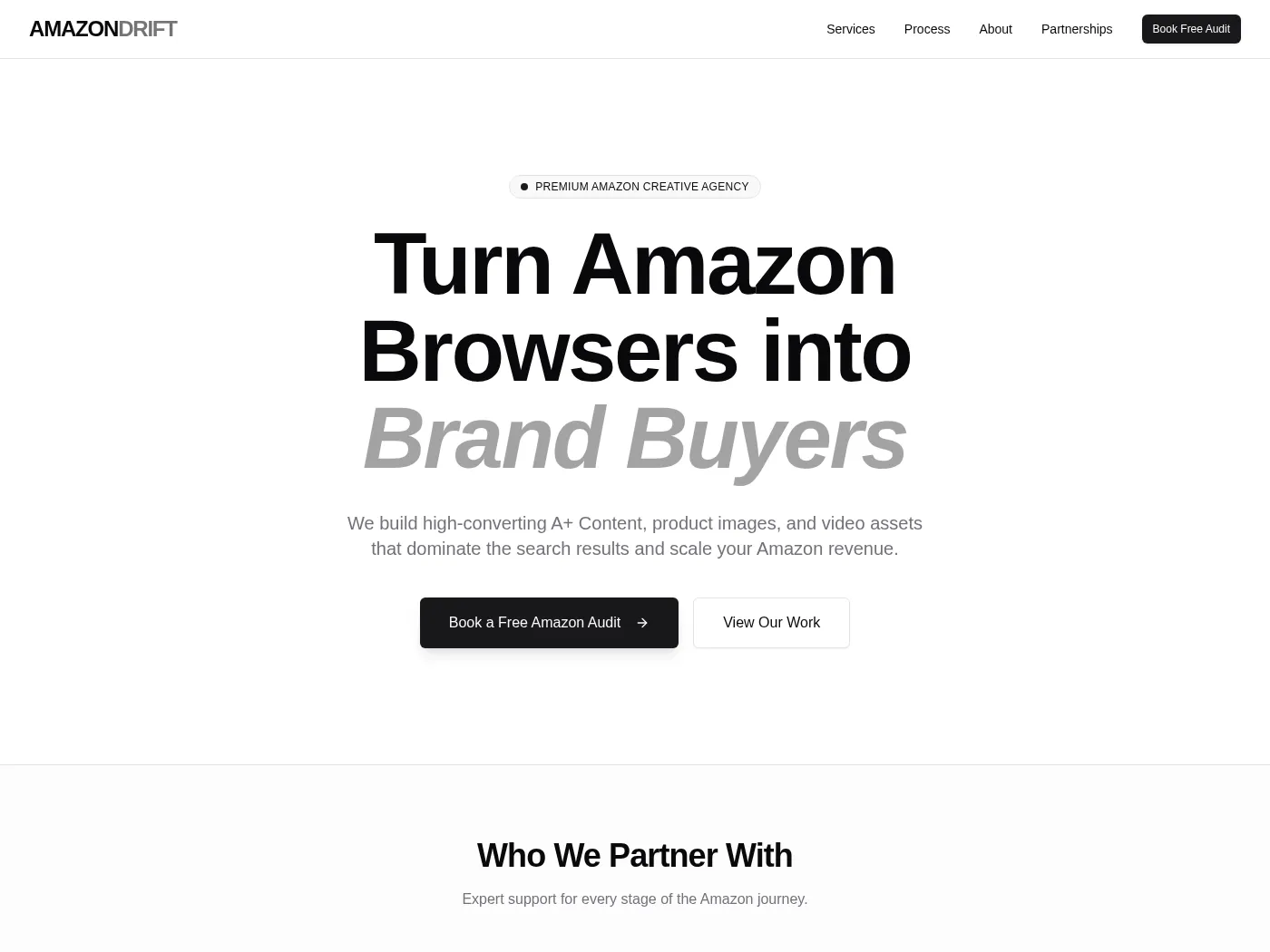 Amazon Drift Agency Site