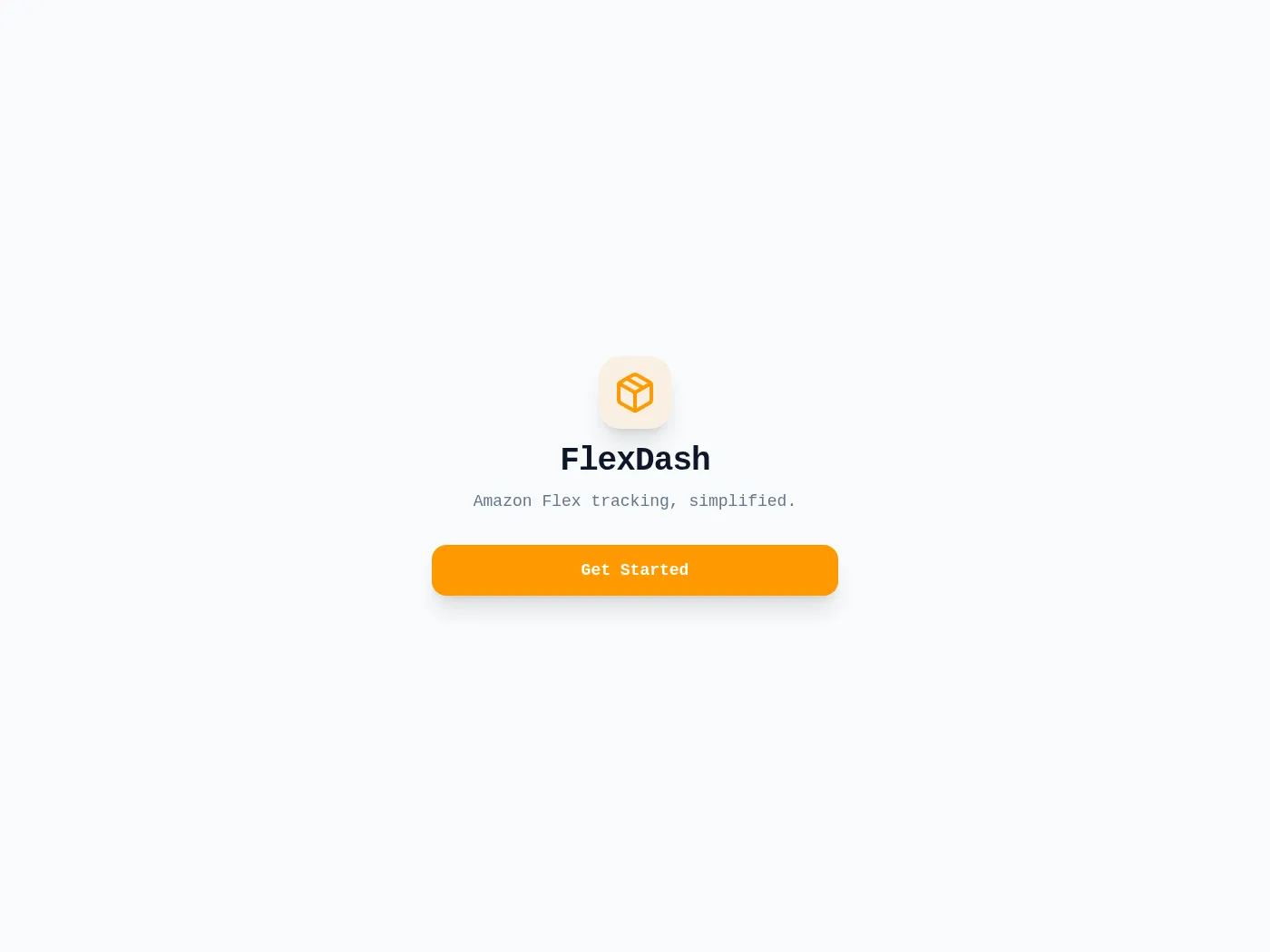 Amazon Flex Tracker