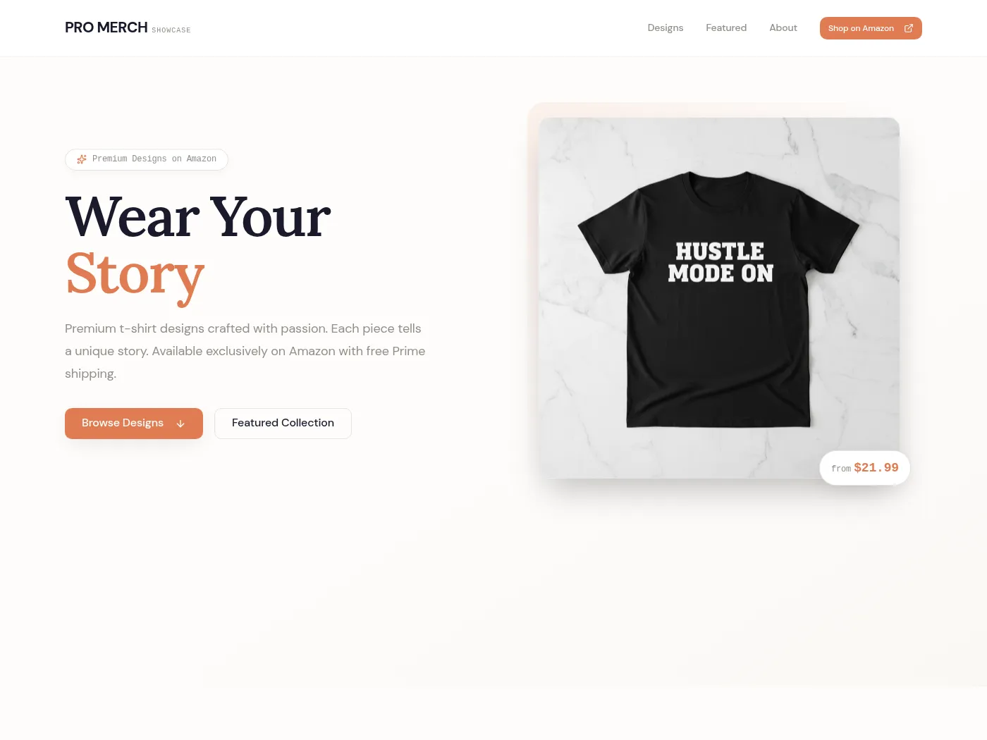 Pro Merch Showcase
