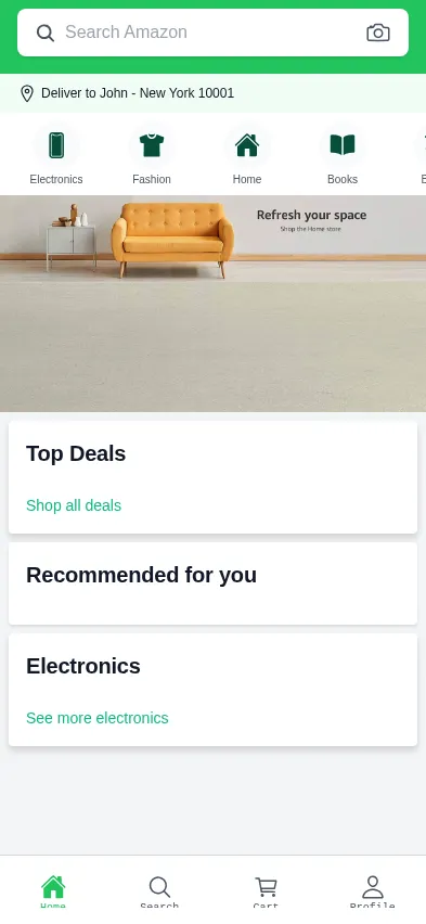 Amazon Mobile Clone
