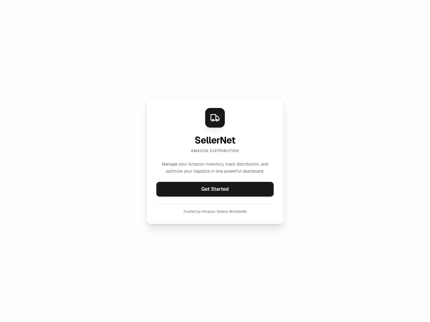 Amazon Seller Network UI