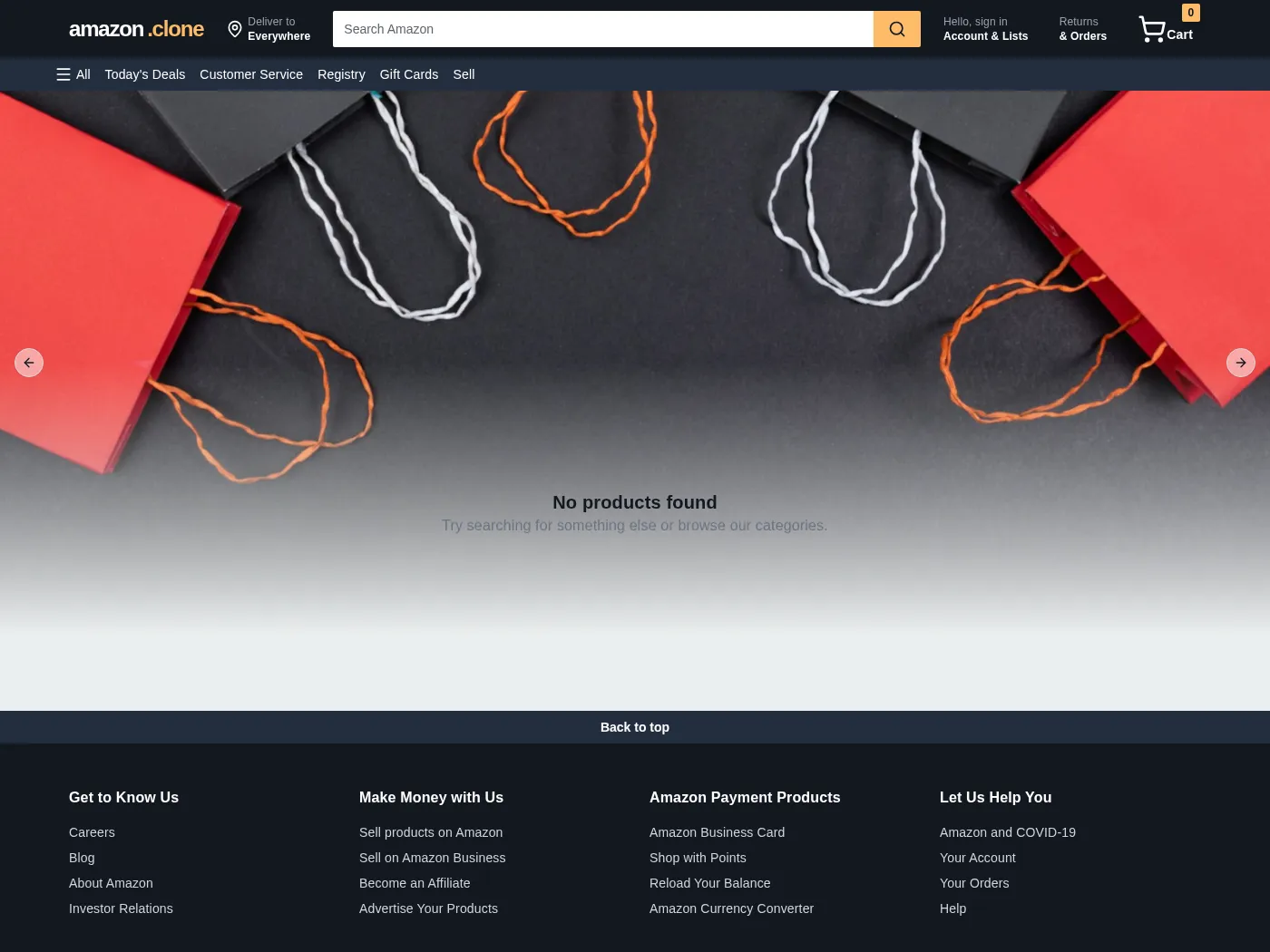 Amazon Storefront