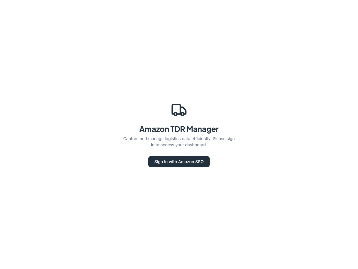 Amazon TDR Manager