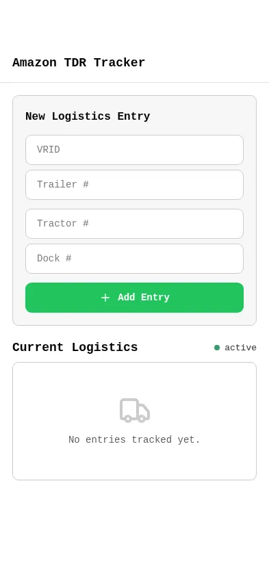 Amazon TDR Tracker