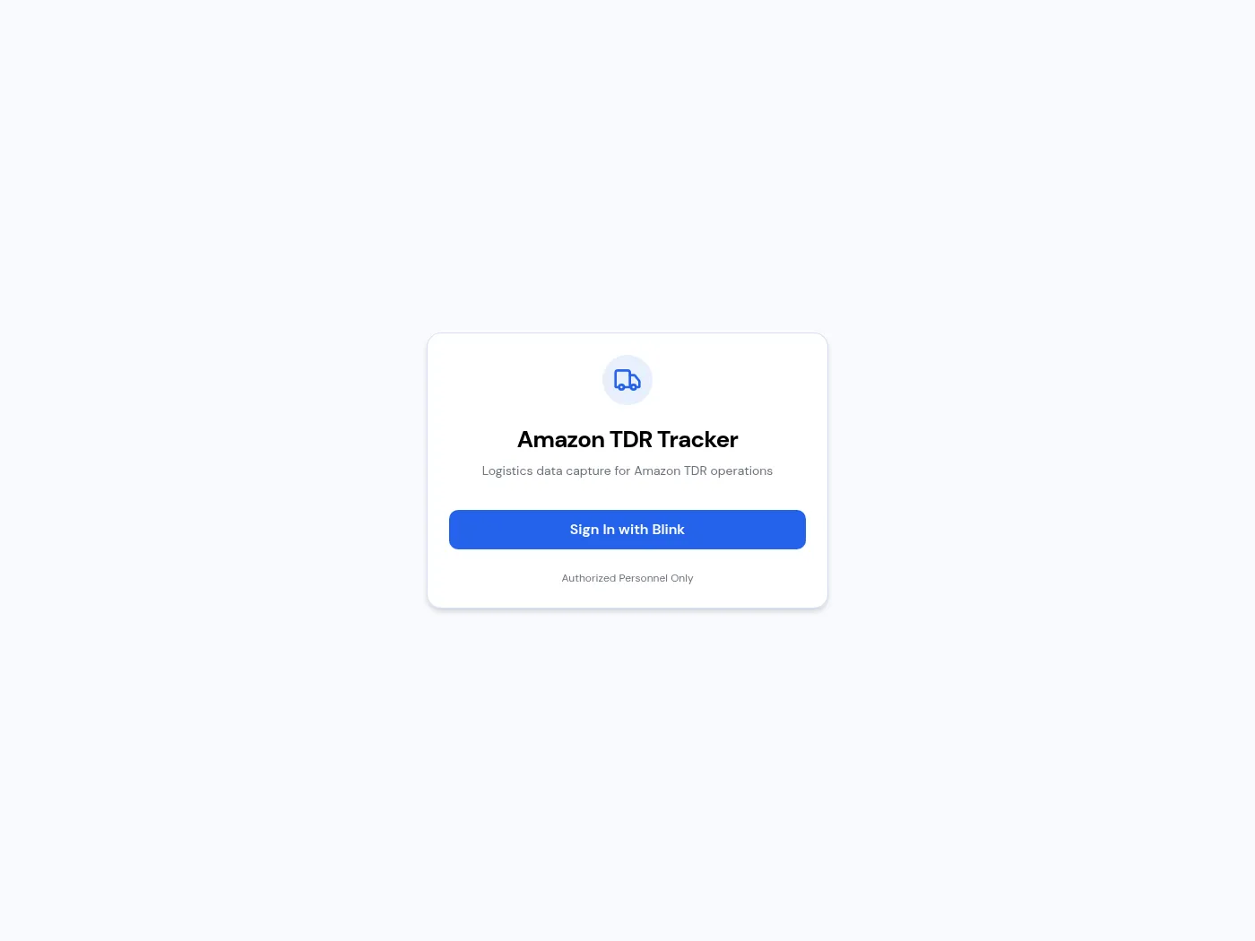 Amazon TDR Tracker
