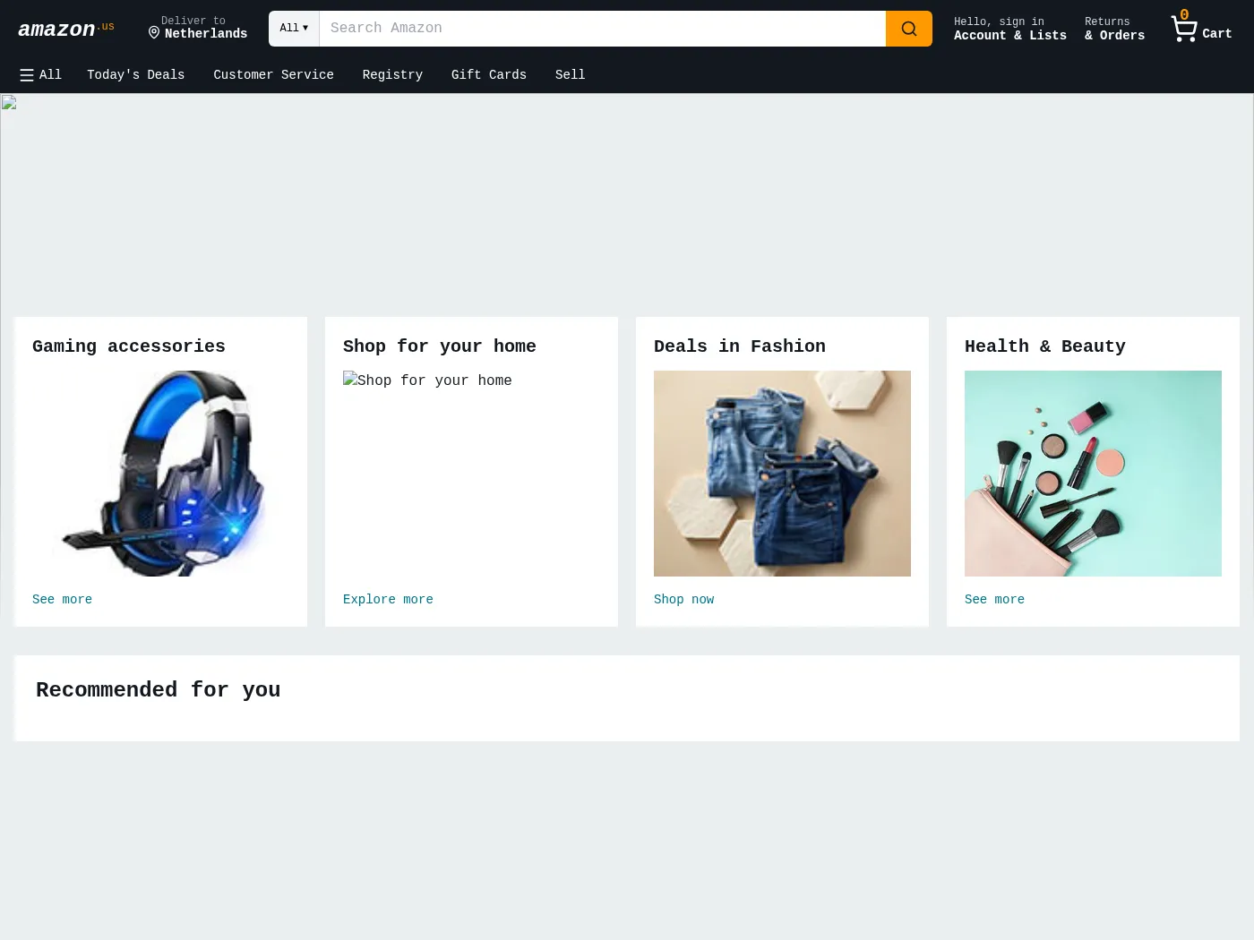 Amazon Web Clone