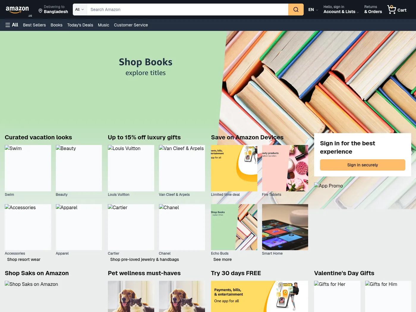 Amazon Web Clone