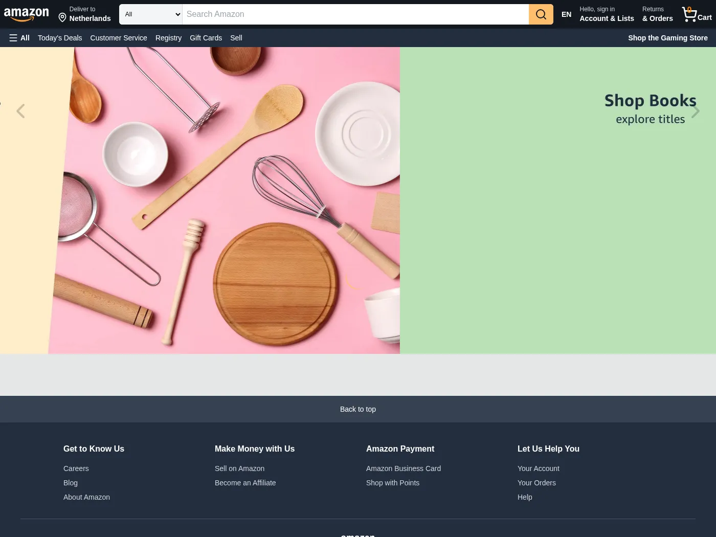 Amazon Web Clone