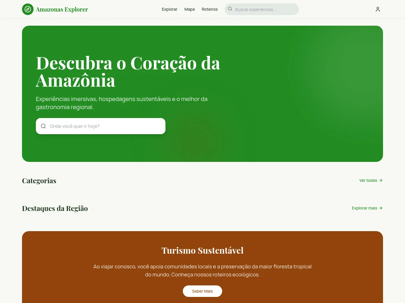 Amazonas Explorer App