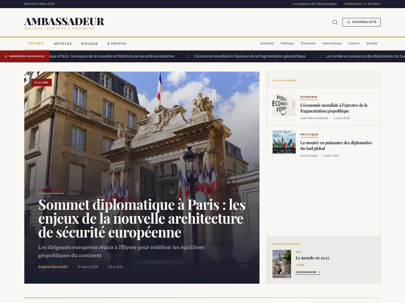 Ambassadeur Mag Online
