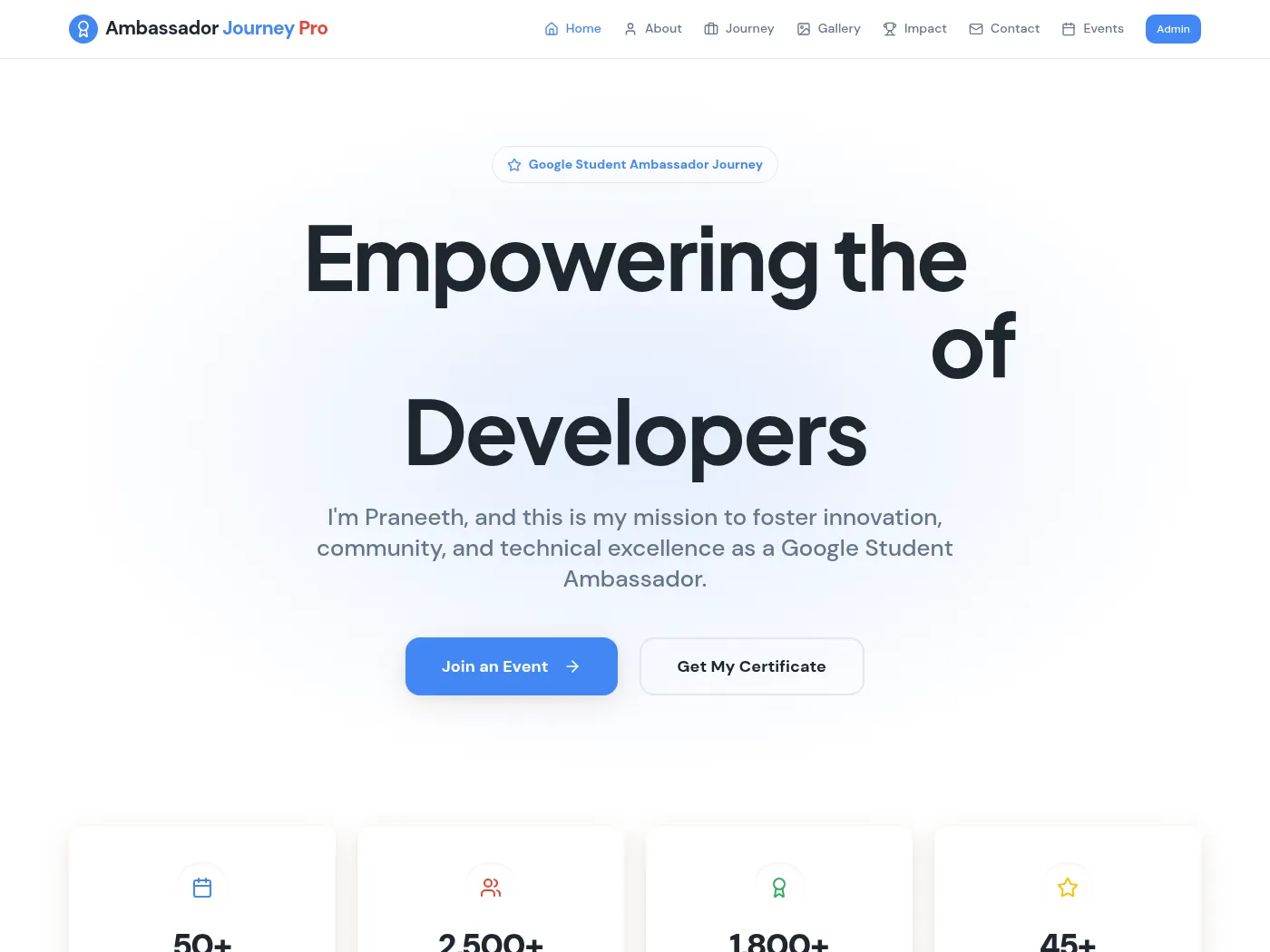 Ambassador Journey Pro
