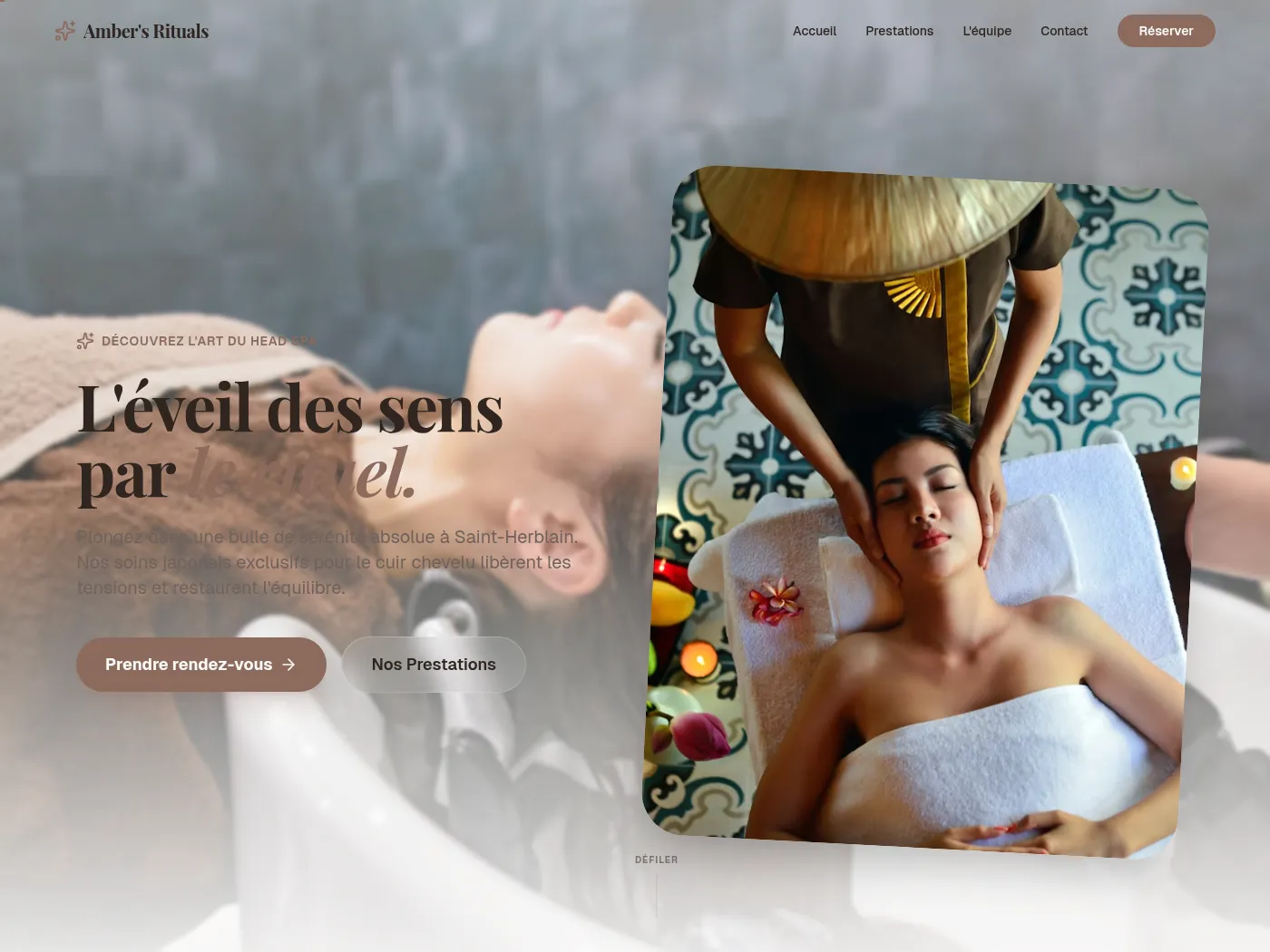 Ambers Rituals Spa Site