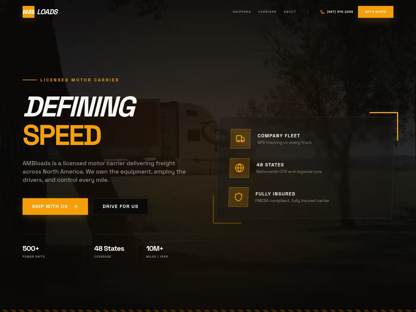 AMBloads Website Refresh
