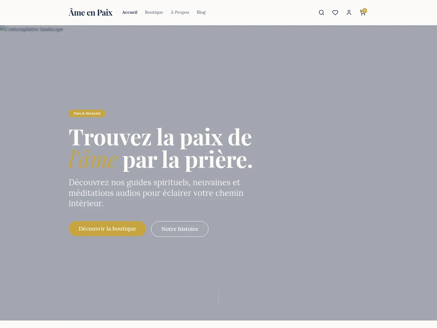 Âme en Paix E-Shop