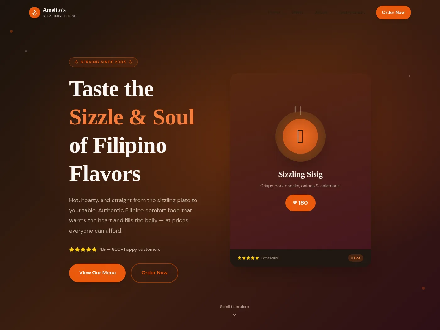 Amelito's Sizzling House
