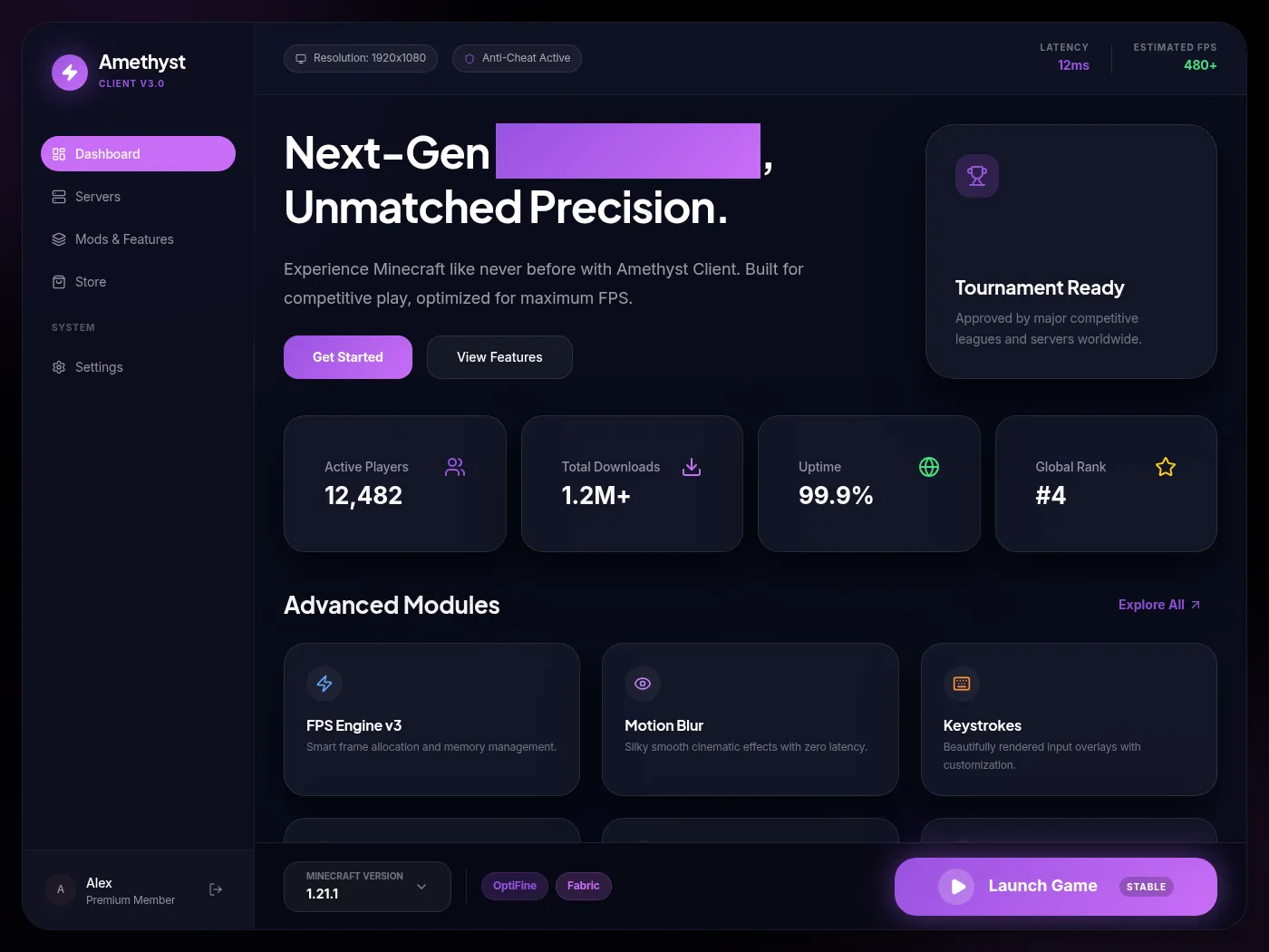 Amethyst Minecraft Client (Remix)