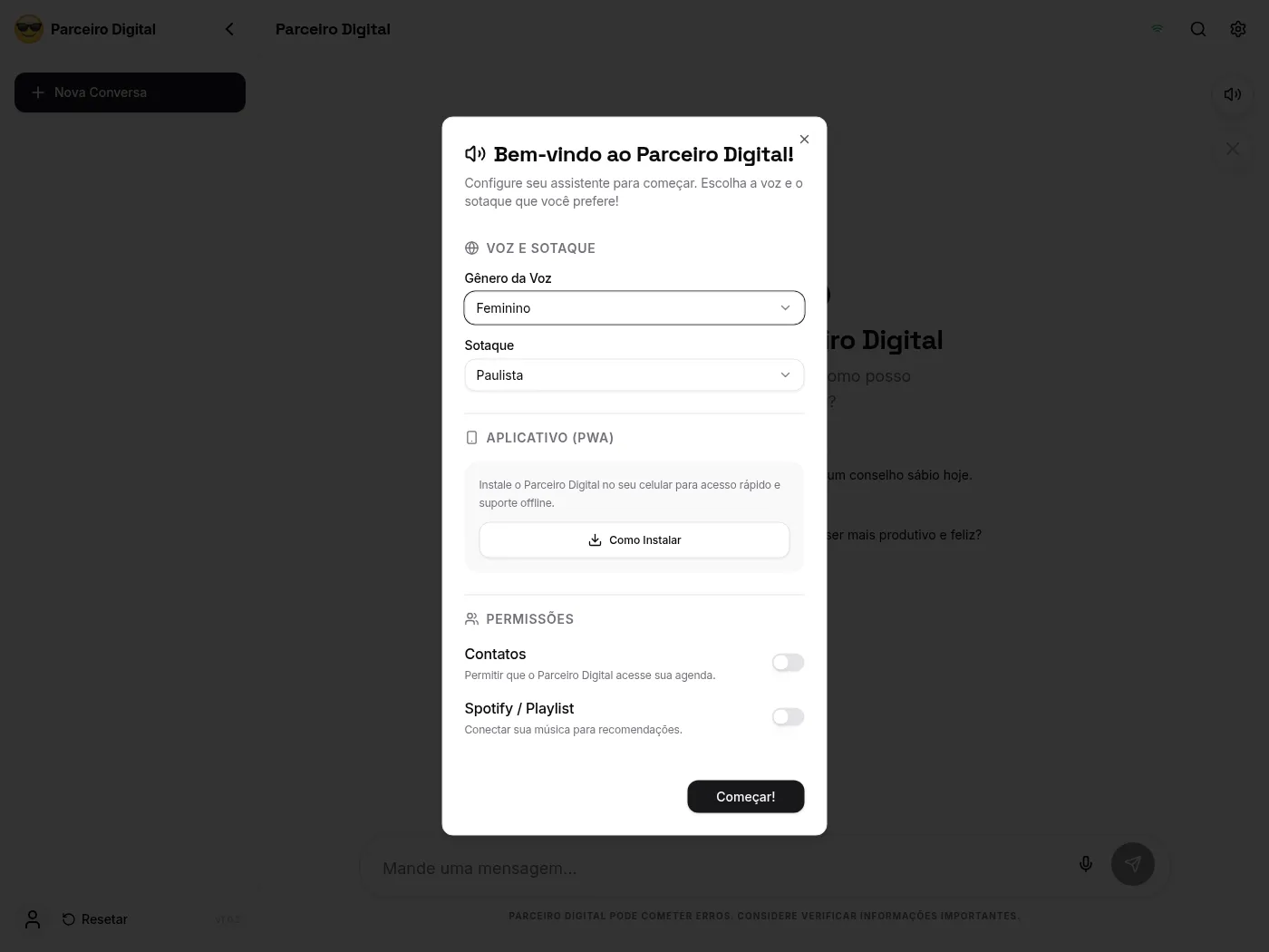 AmigoBot Chat App