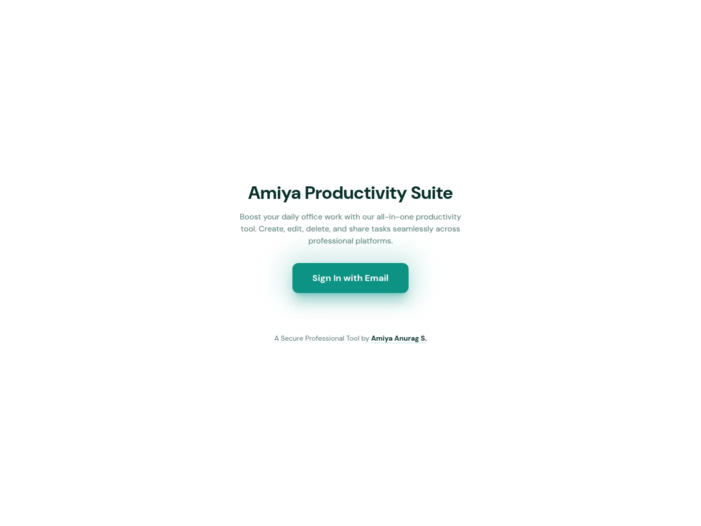 Amiya Productivity Suite