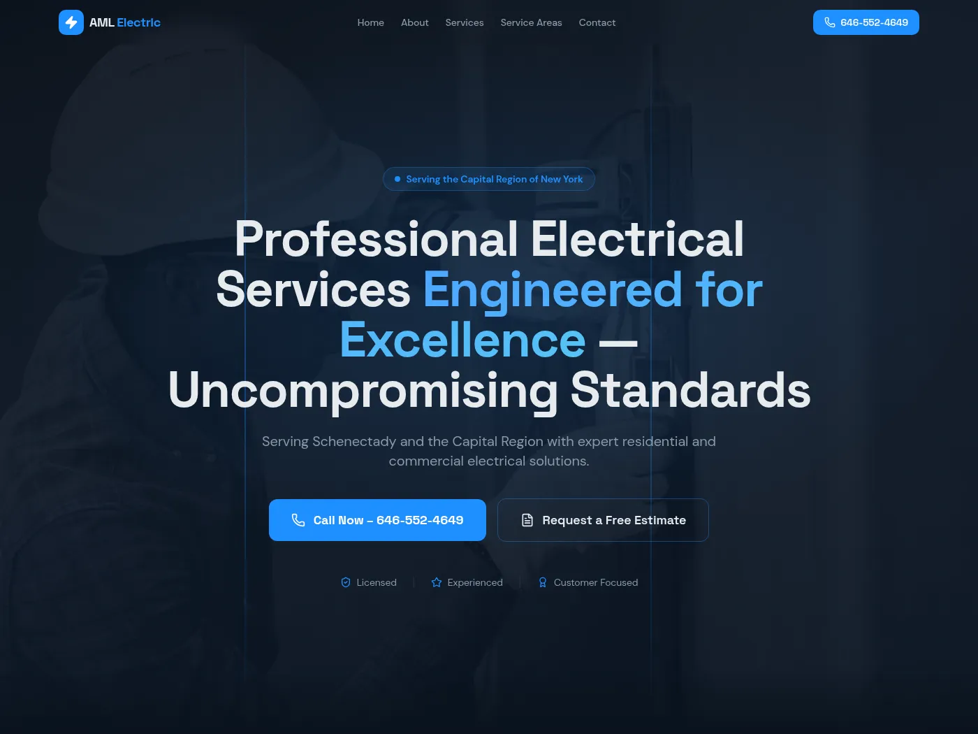 AML Electric Web Onepager (Remix)
