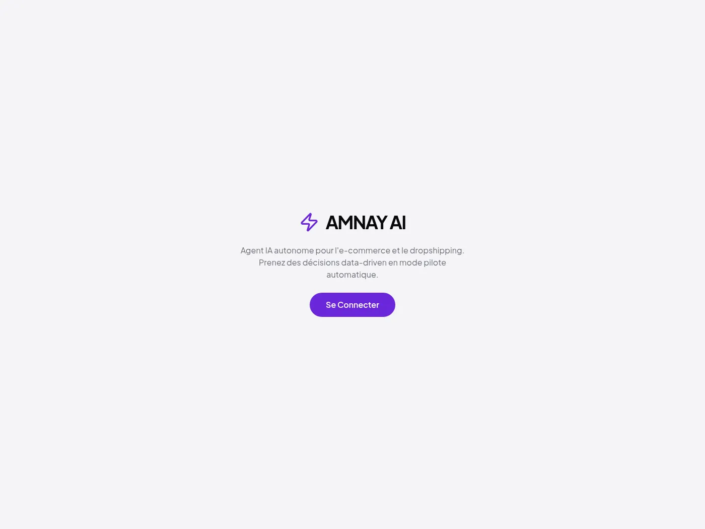 Amnay E-Commerce Agent