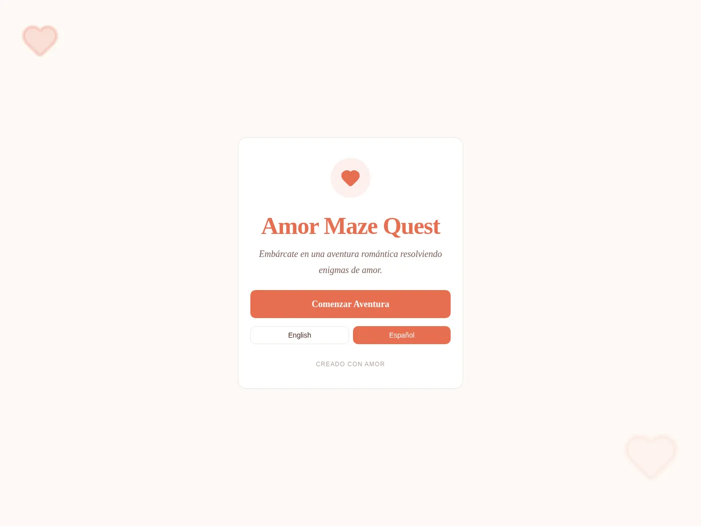 Amor Maze Quest