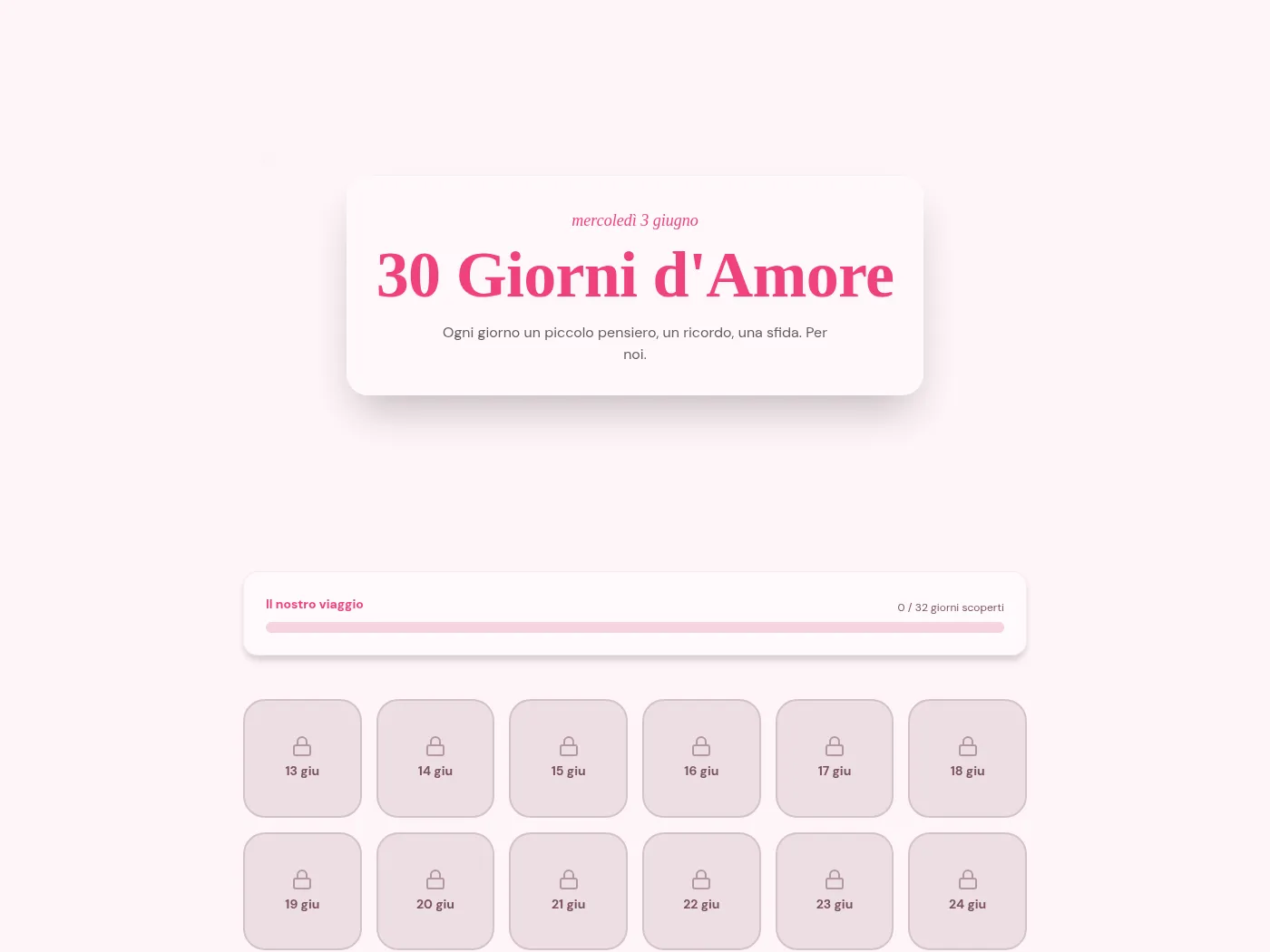30 Giorni d'Amore