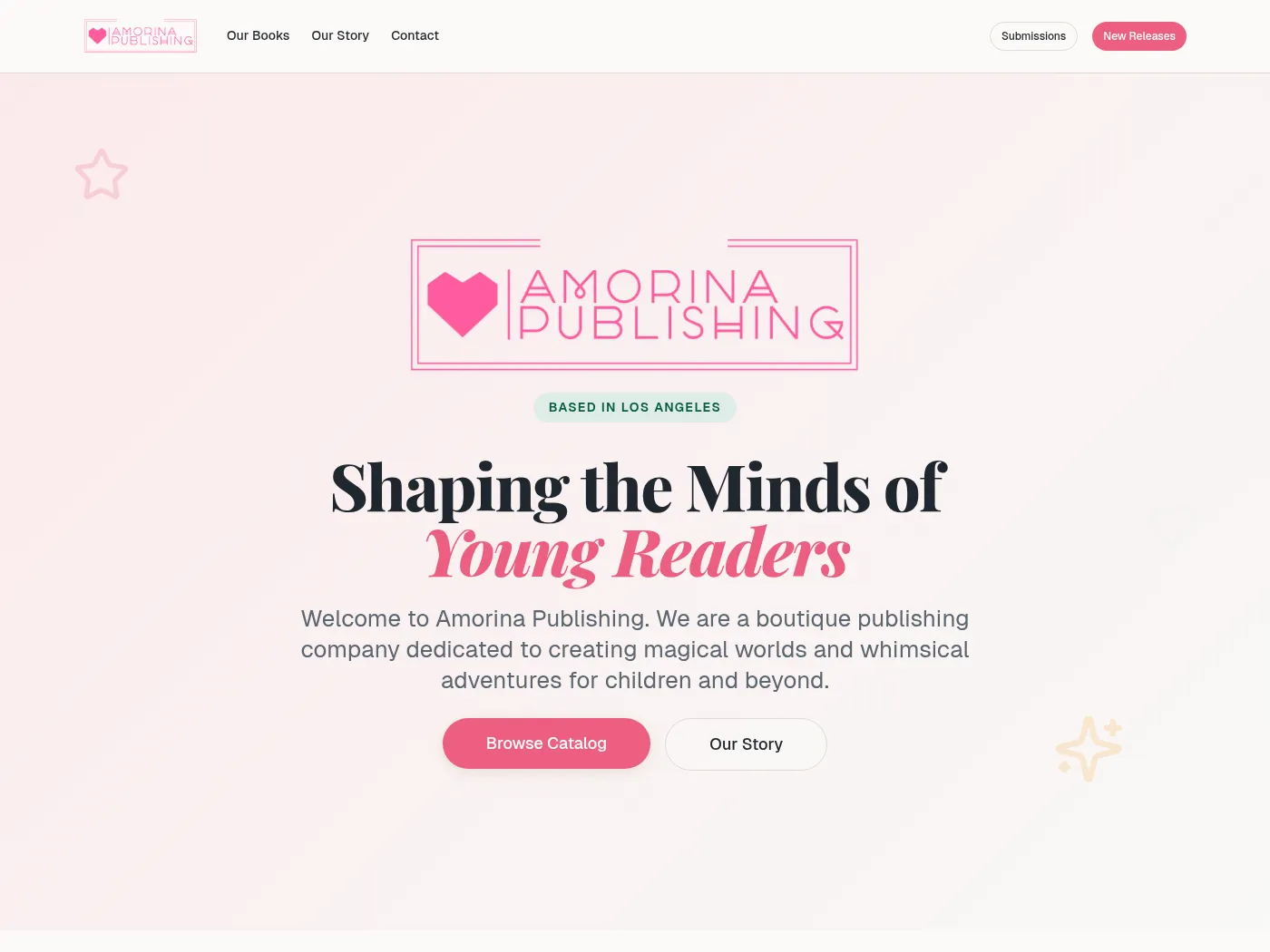 Amorina Publishing Relaunch
