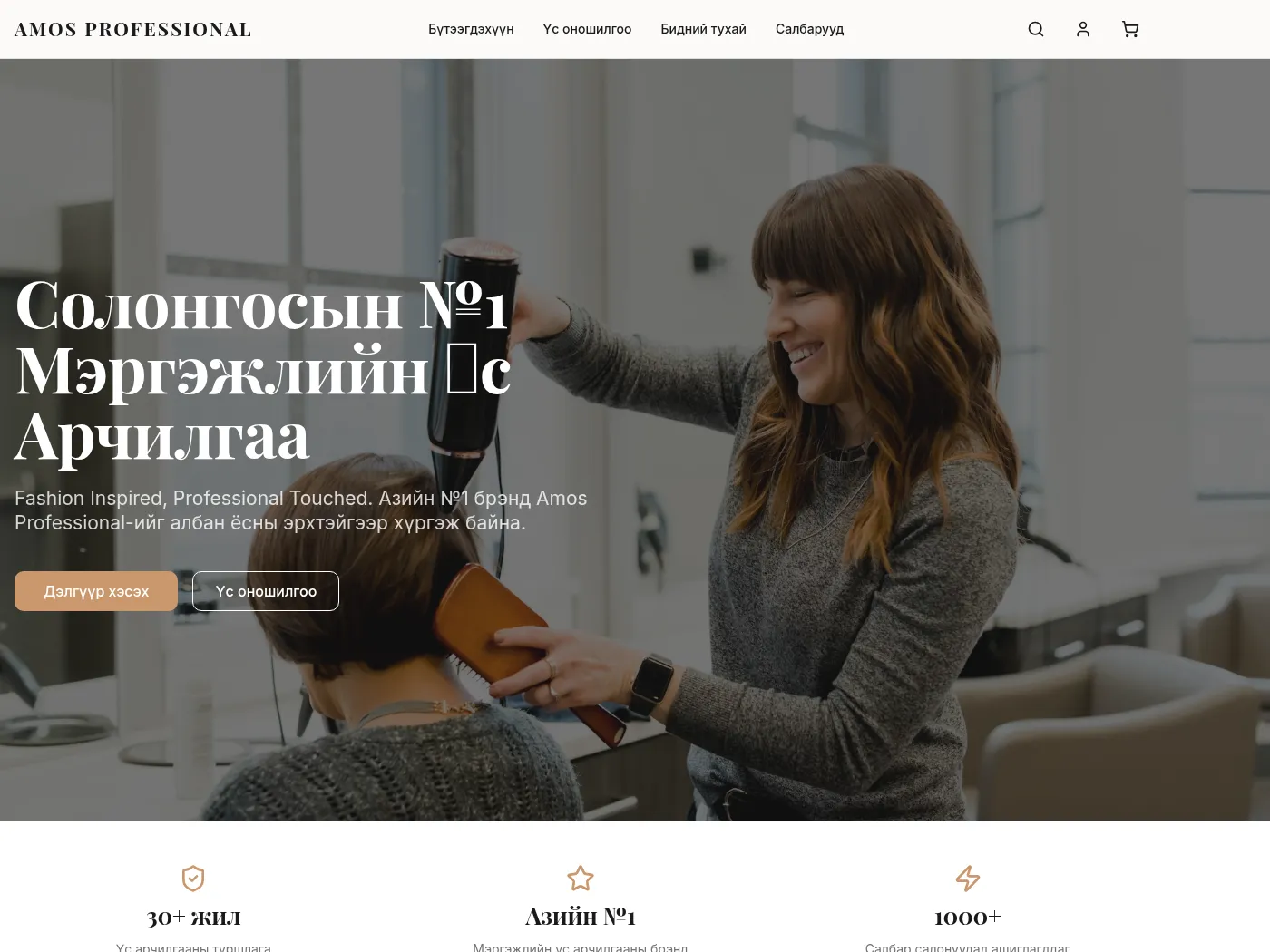 Amos Mongolia E-Shop