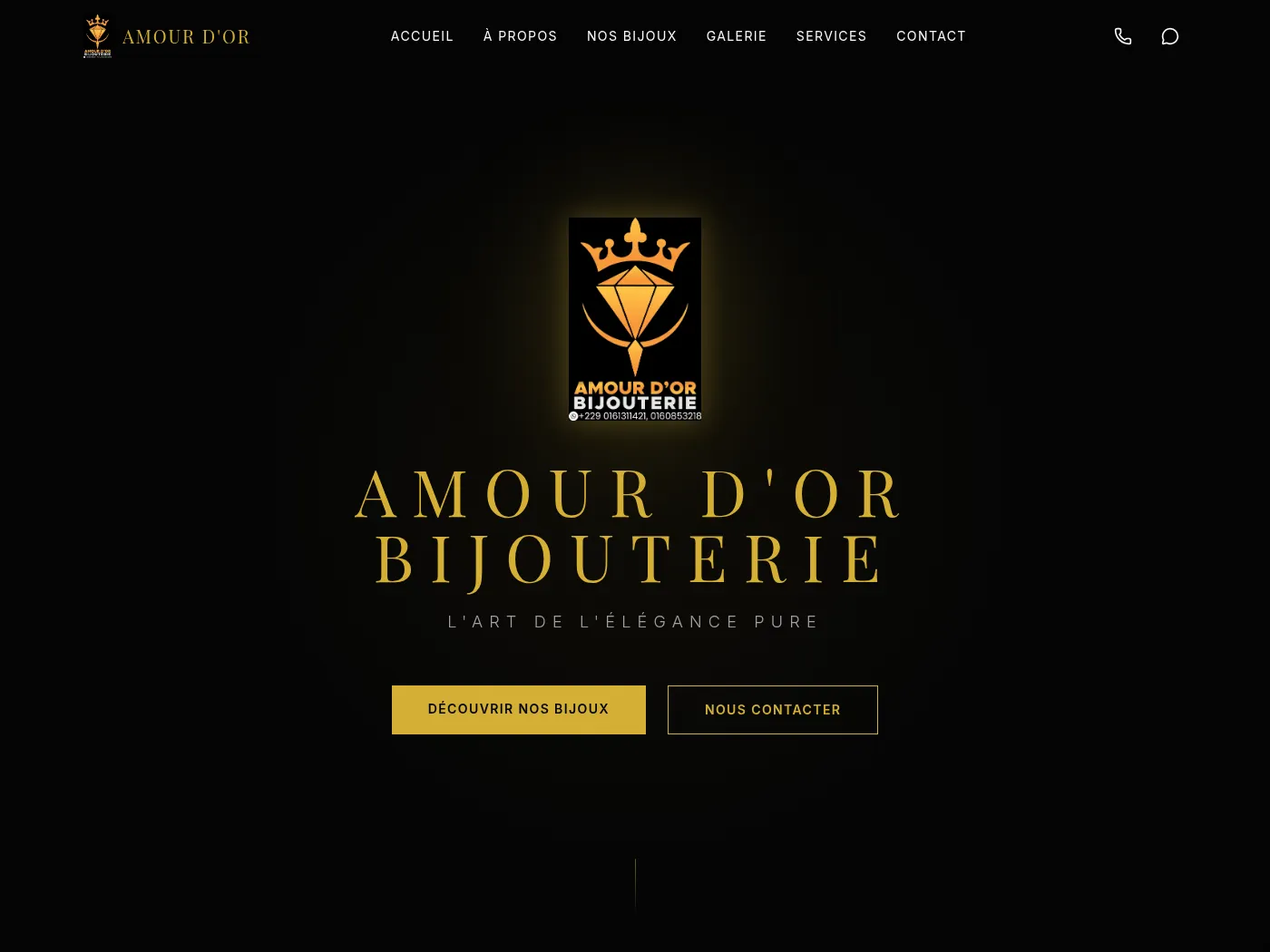 AMOUR D'OR Bijouterie Web