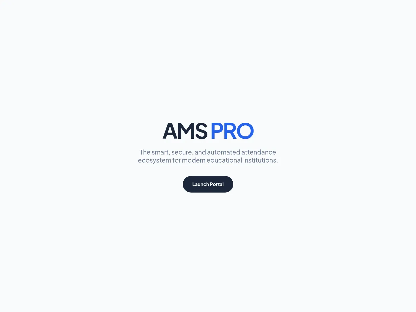 AMS Pro: Smart Attendance
