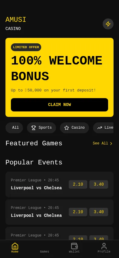AMUSI Casino App