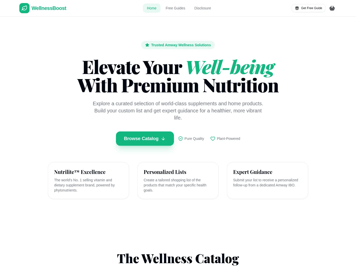 Amway Boost Site