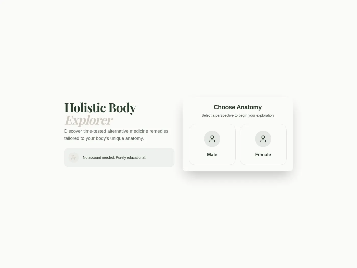 Holistic Anatomy Explorer