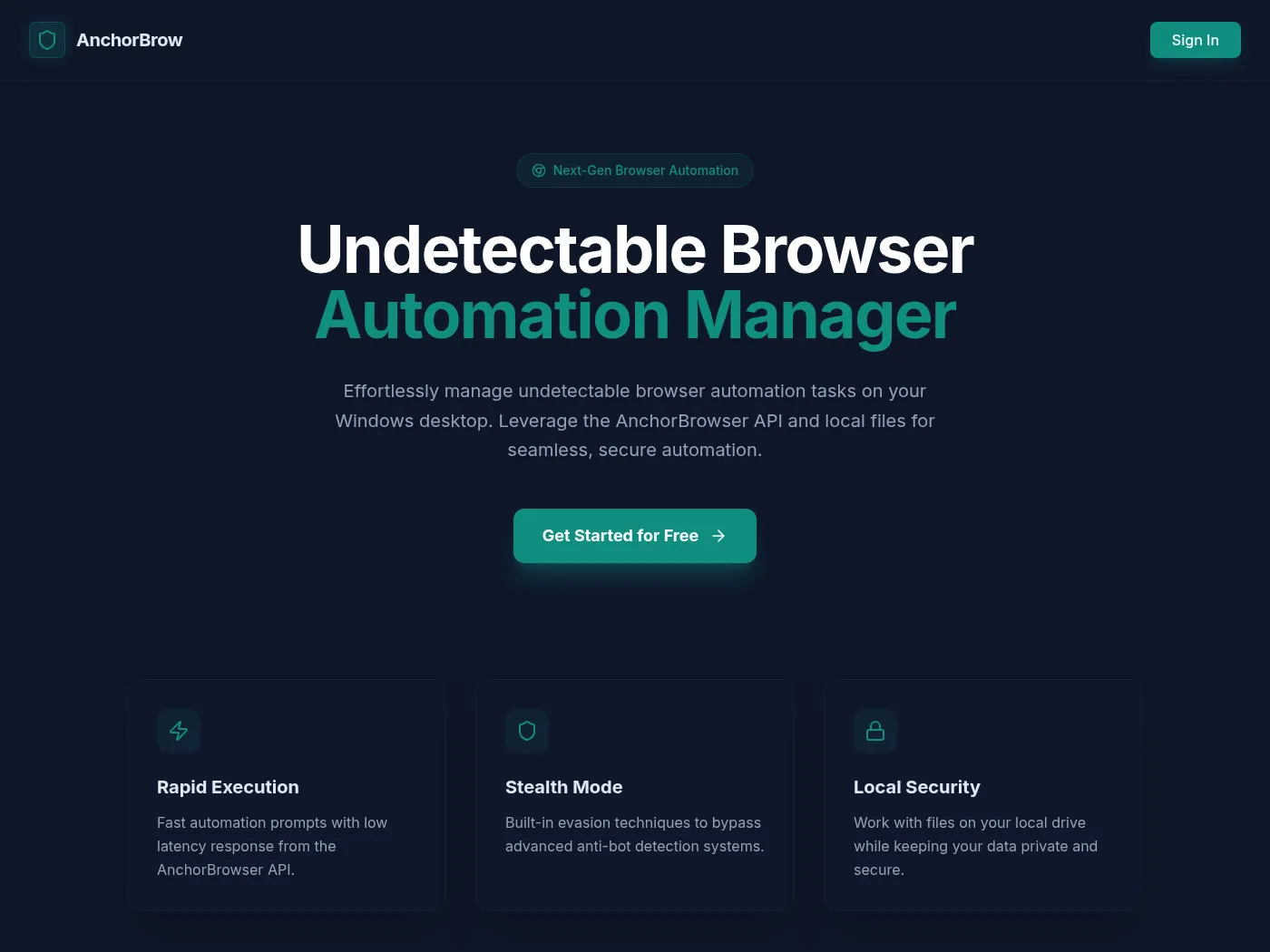 AnchorBrowser Desktop Manager