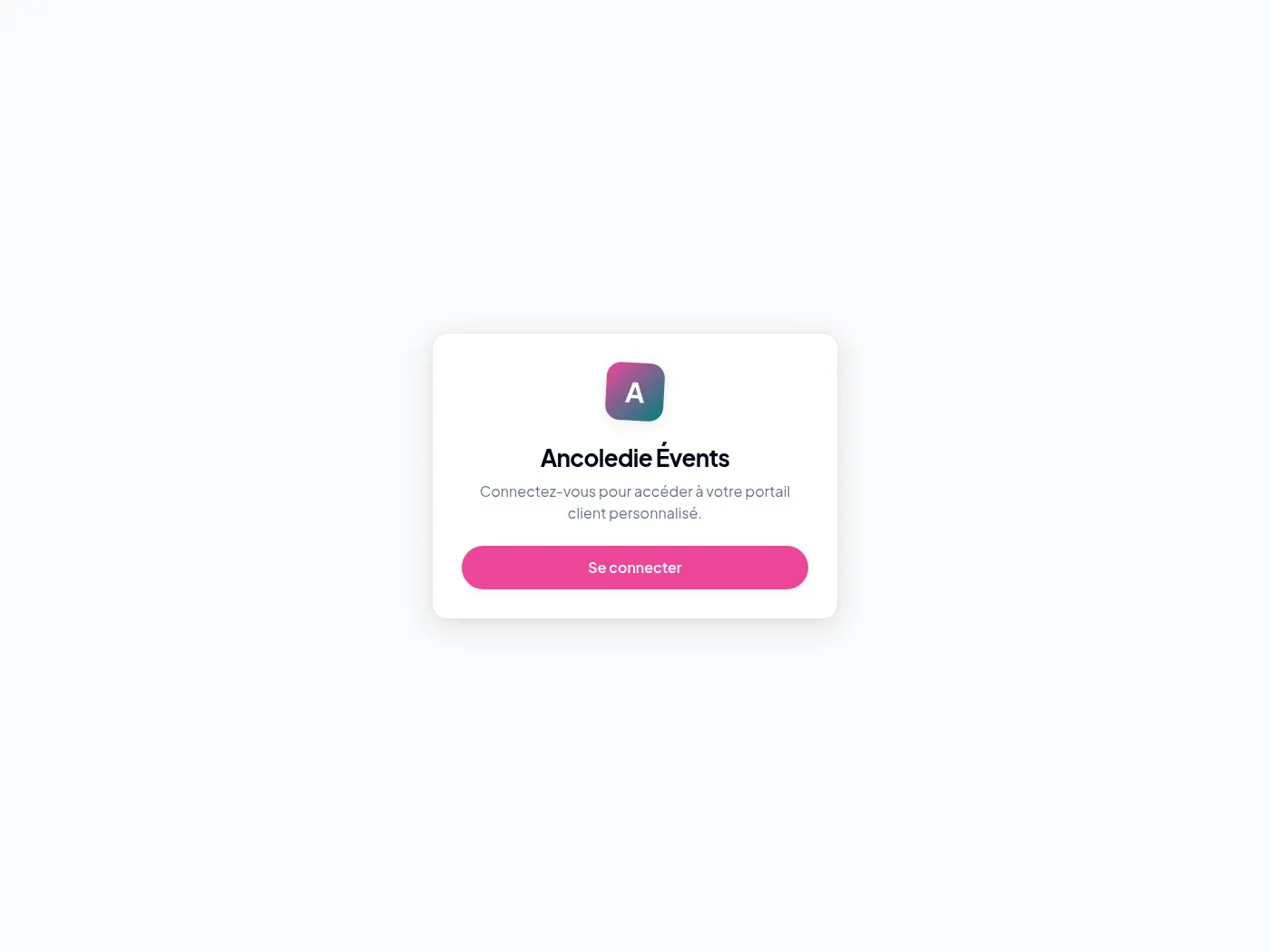 Ancoledie Events Portal