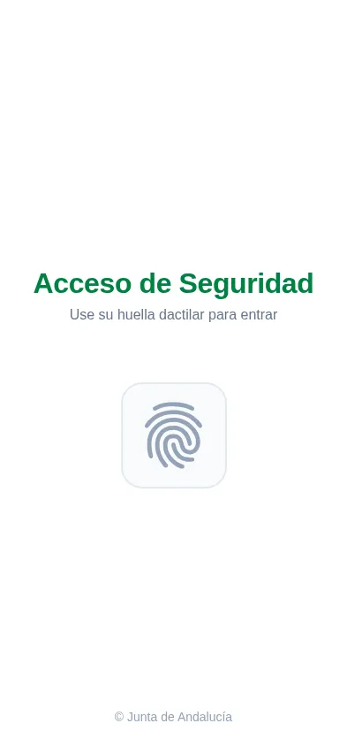 Andalucía Fingerprint Prank