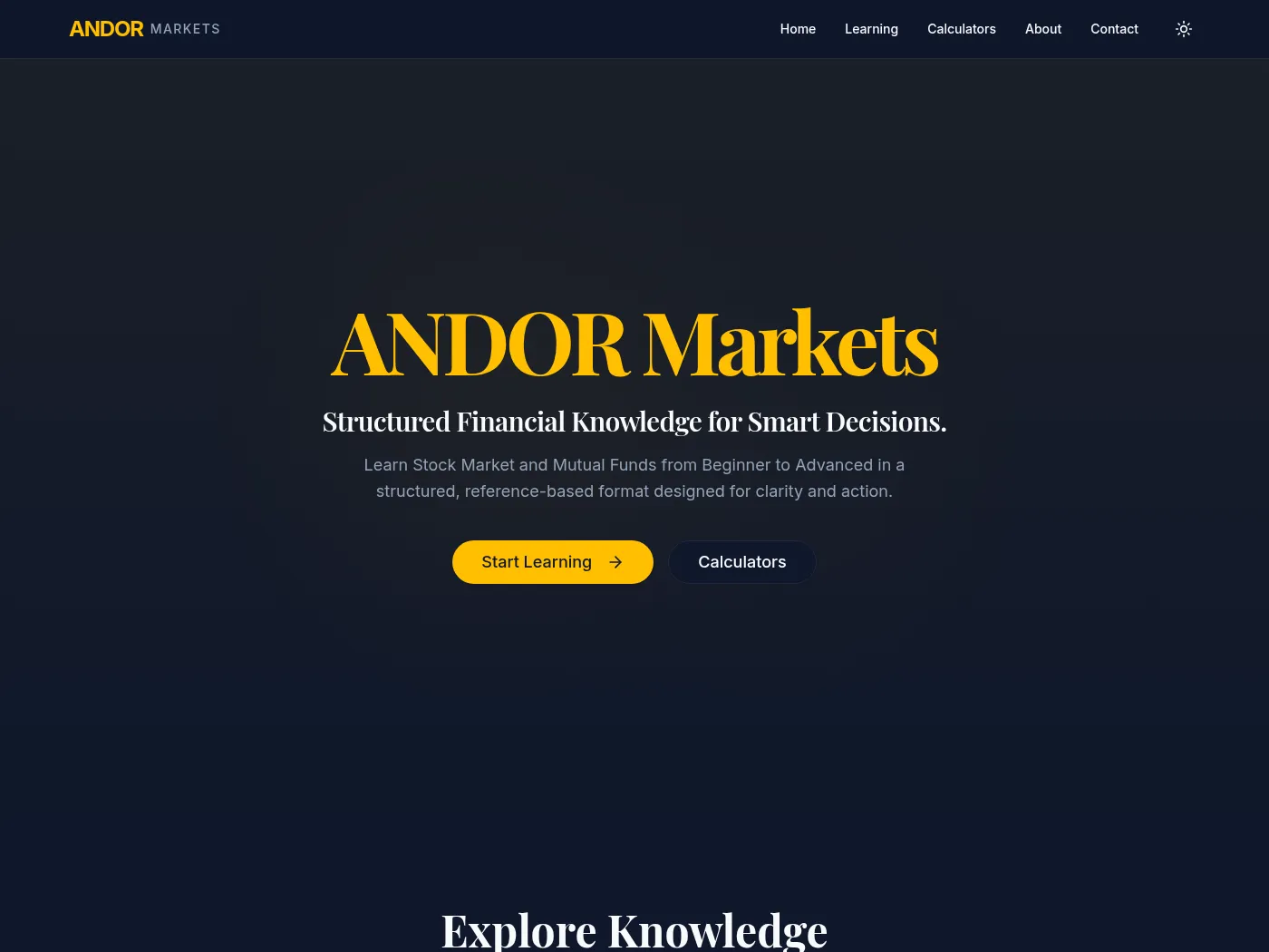 ANDOR Markets