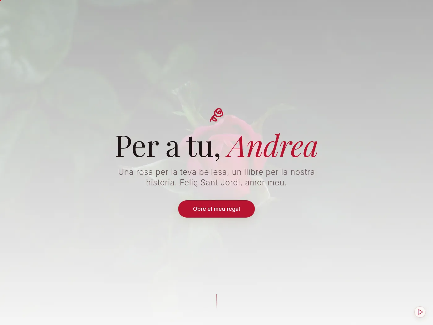 Andrea Sant Jordi Gift