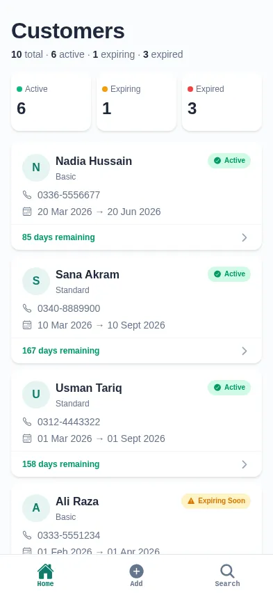 Account Manager Android