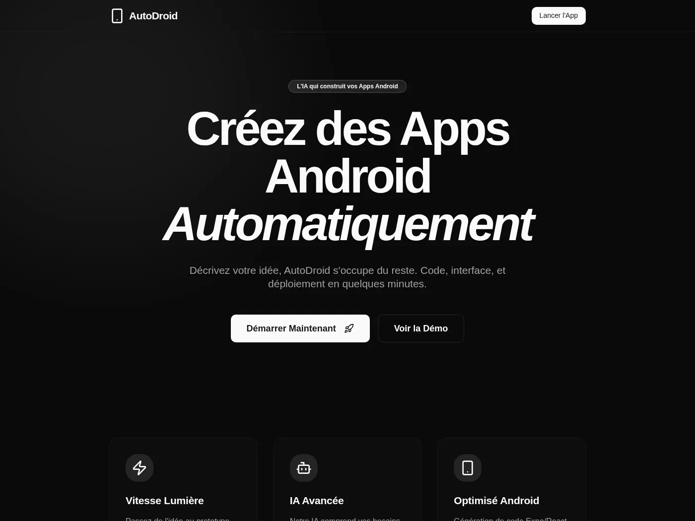 AutoDroid Creator
